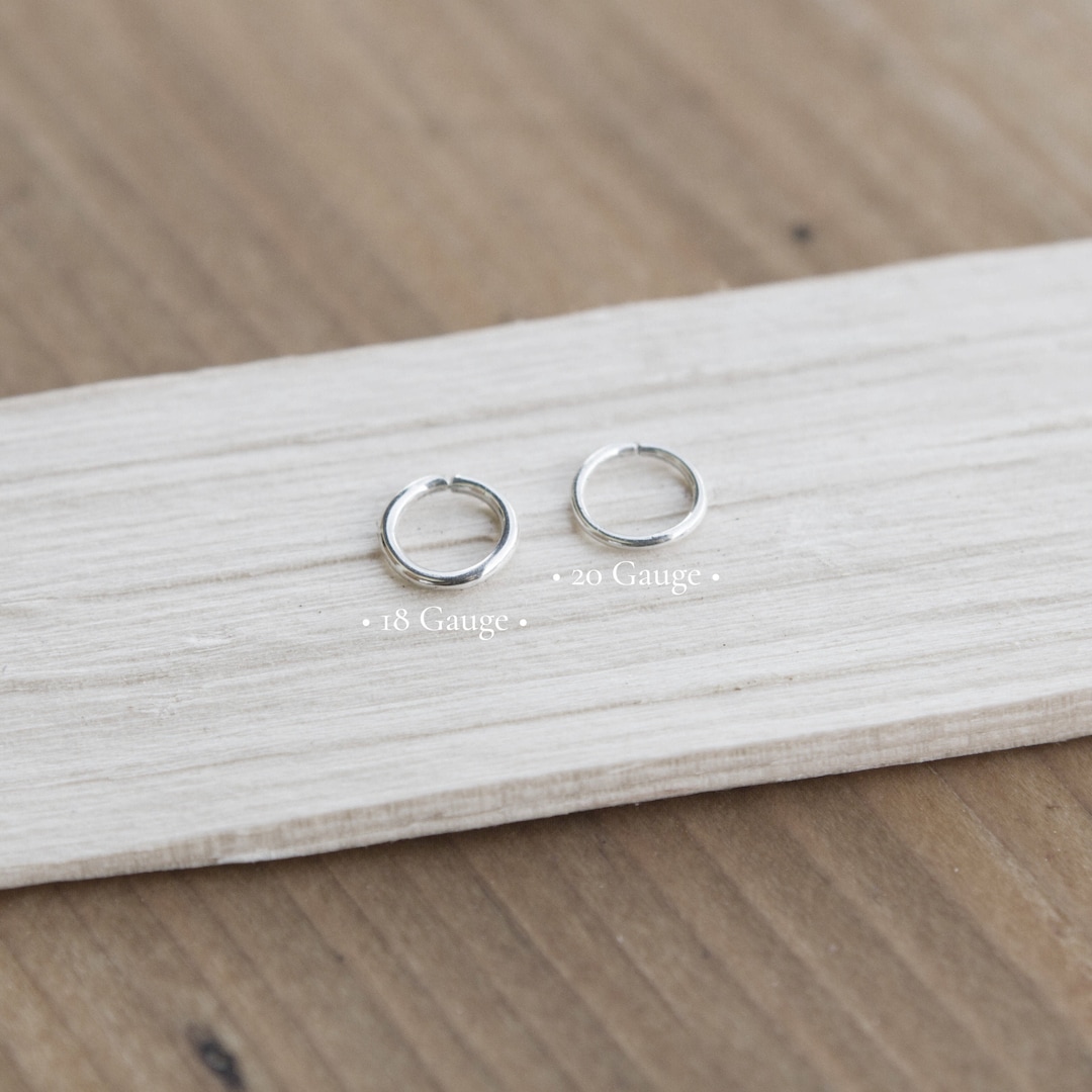 Very Tiny Mini Earring Hoops Handmade, 4mm Sterling Silver Earrings ...