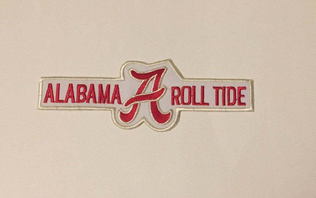 Vintage Patches Embroidered Iron on Sew on Alabama Authentic Mid ...