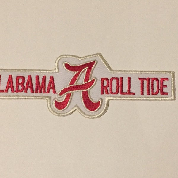 Alabama Crimson Tide Iron on Patches - Etsy