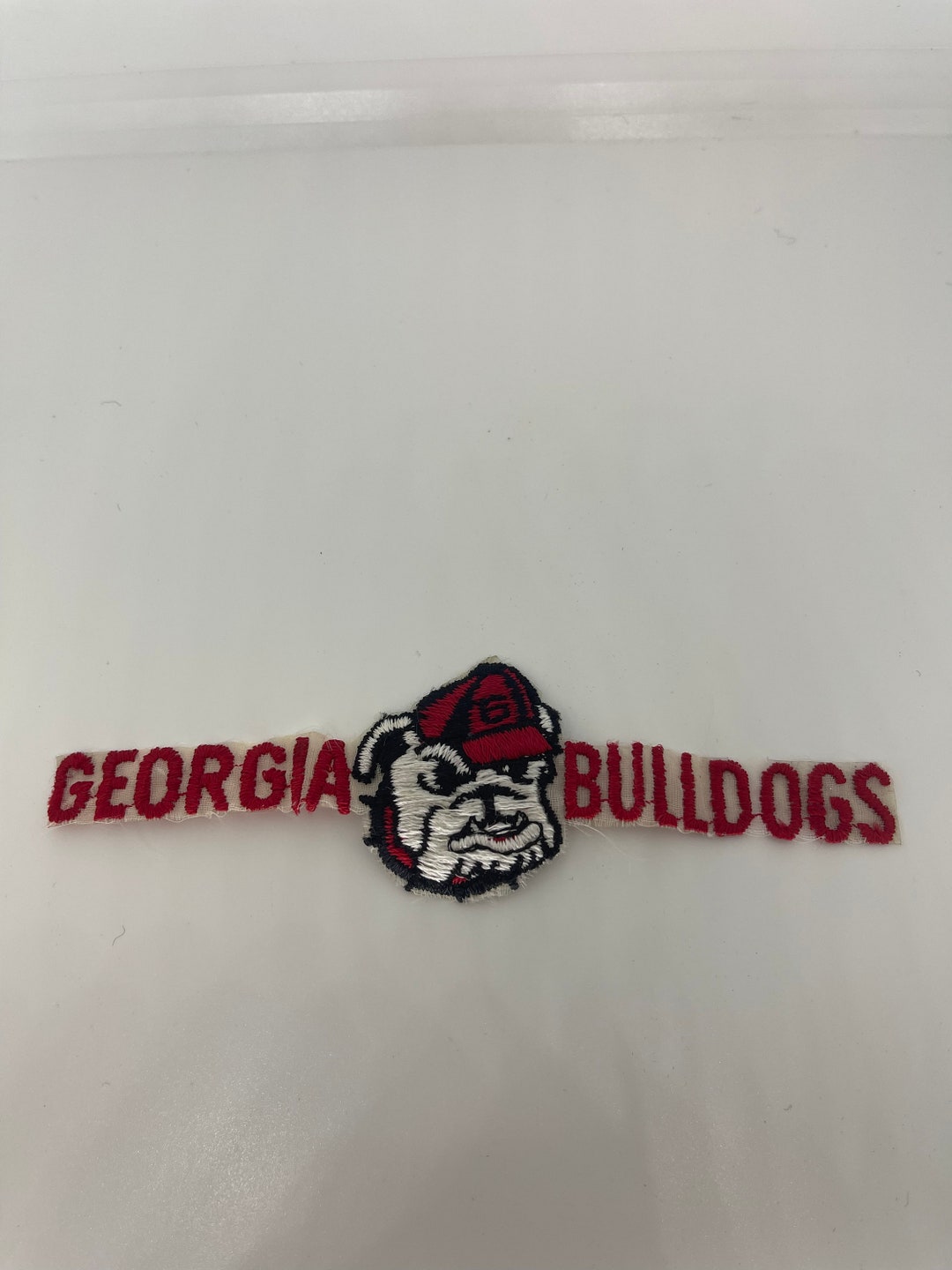 Vintage Patches Embroidered Iron on Sew on GEORGIA BULLDOGS Patch Logo ...
