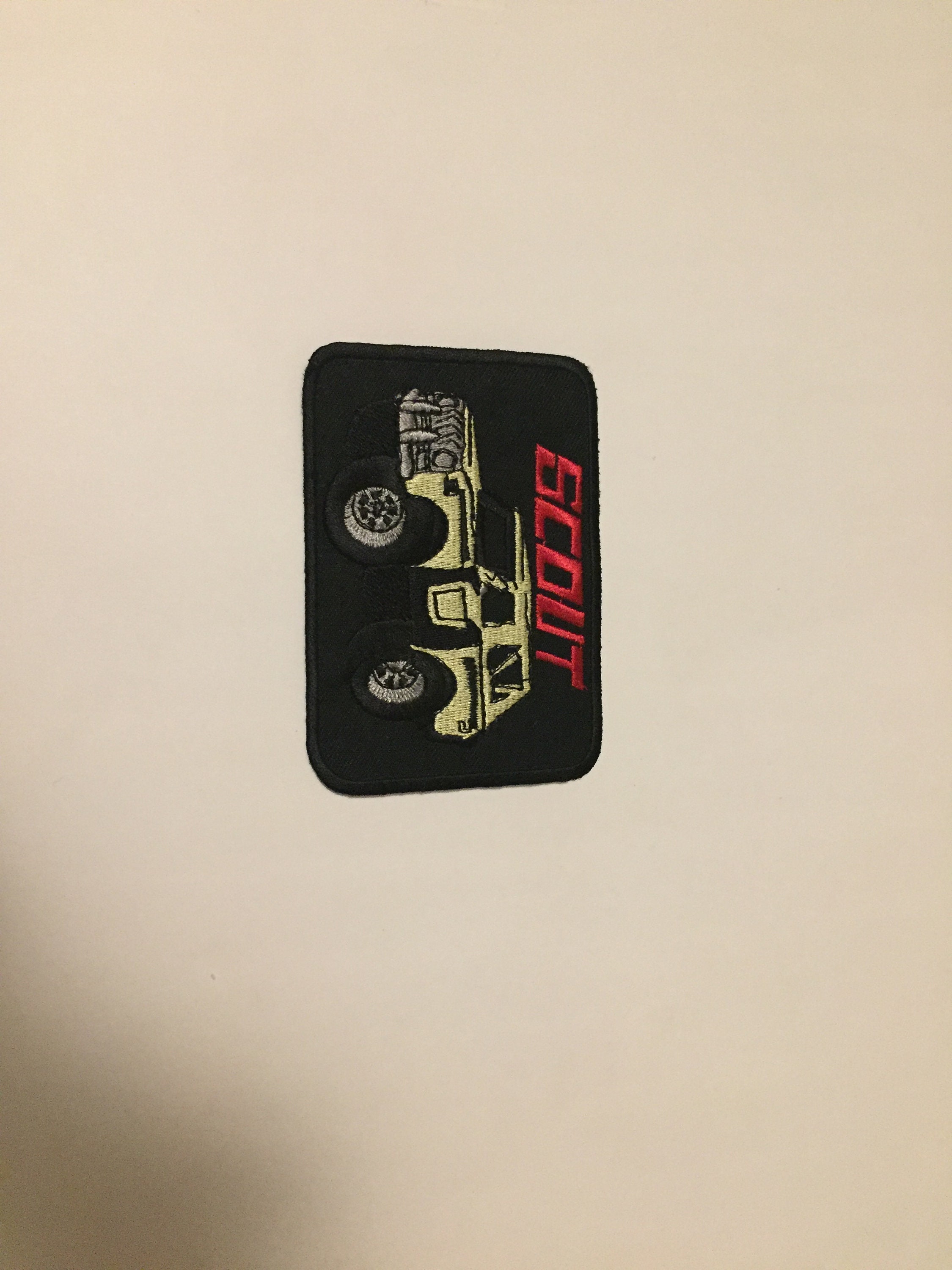 Vintage Scout Car Patch Embroidered Iron on Sew on Authentic - Etsy