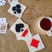 Crochet Playing Card Squares Pattern: Heart, Diamond, Club, Spade (PDF ...