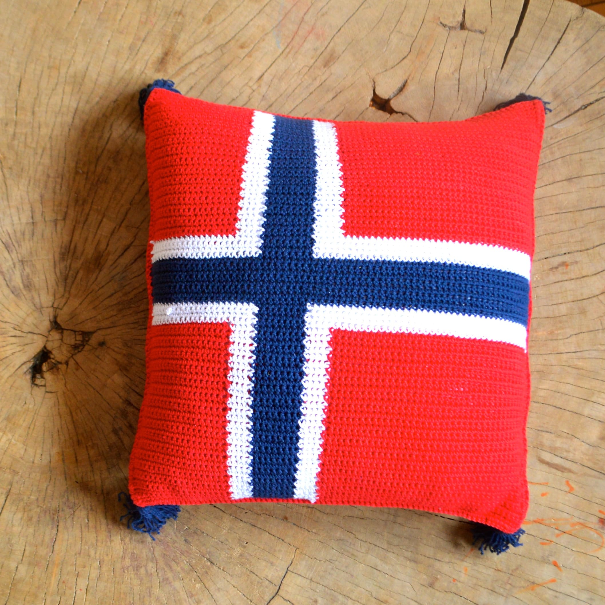 Norway Map Crochet Pillow Cover Pattern: Scandinavian Decor (PDF ...