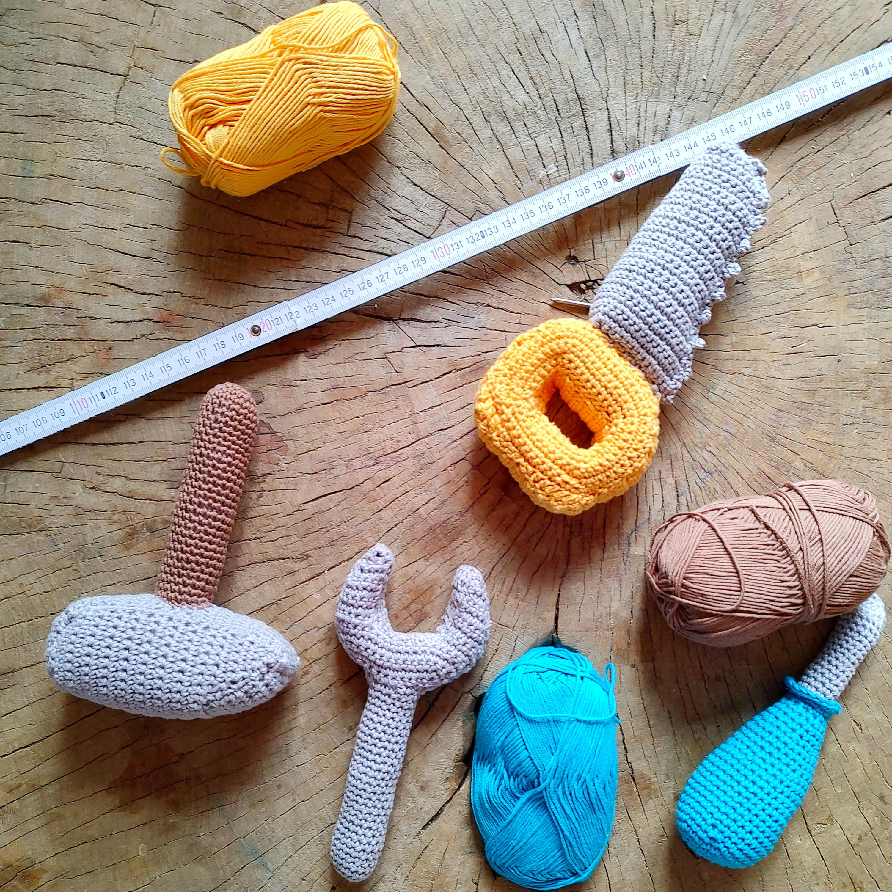 Crochet Toy Tools Set: Amigurumi Hammer, Saw, Wrench, Screwdriver (PDF ...