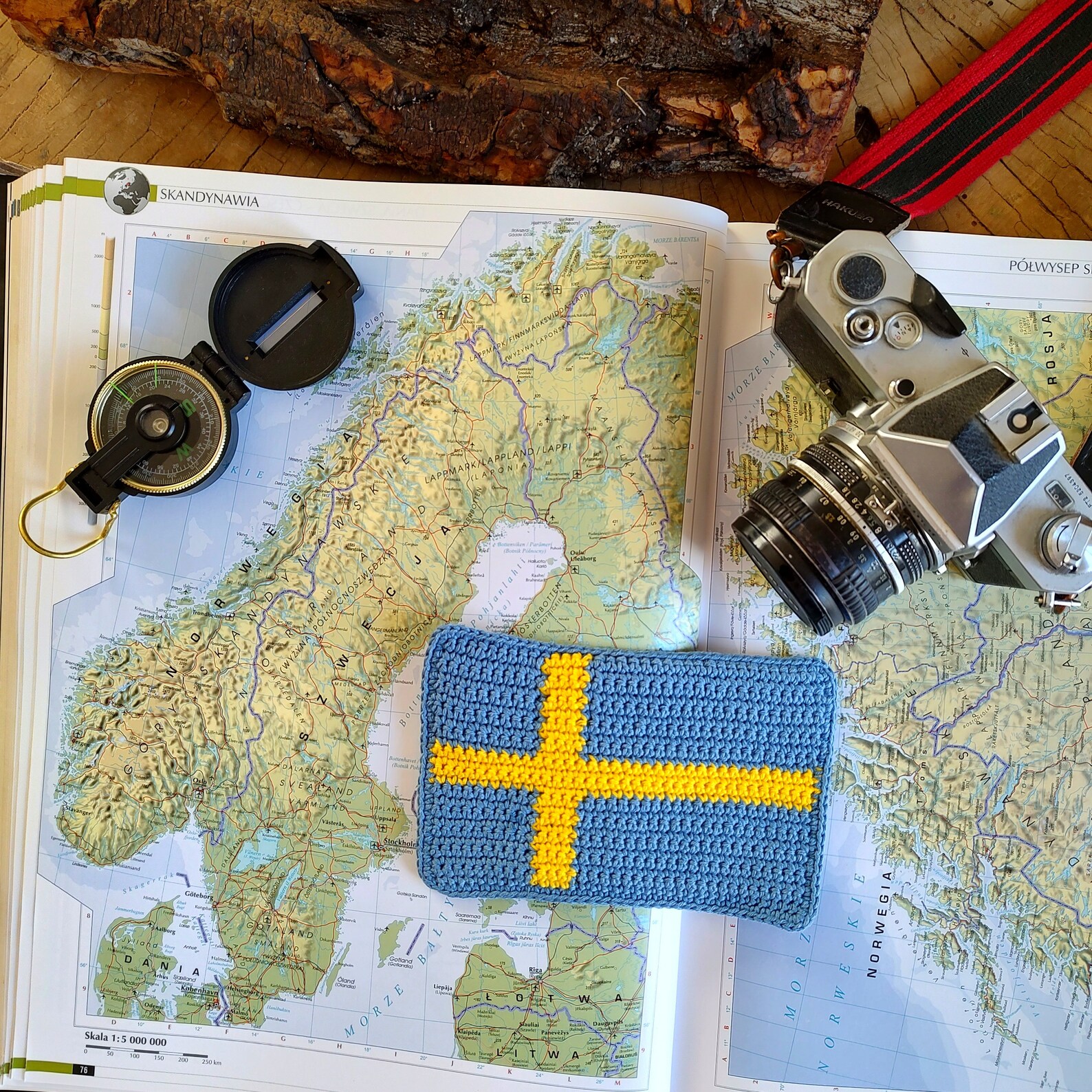 Crochet Pattern: Flag of Sweden, Mug Rug, Crochet Applique, Swedish ...