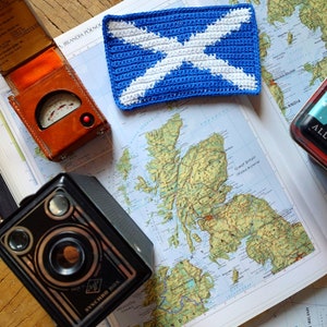 Crochet Pattern: Scottish Flag, Flag of Scotland, Saltire, St Andrew's ...