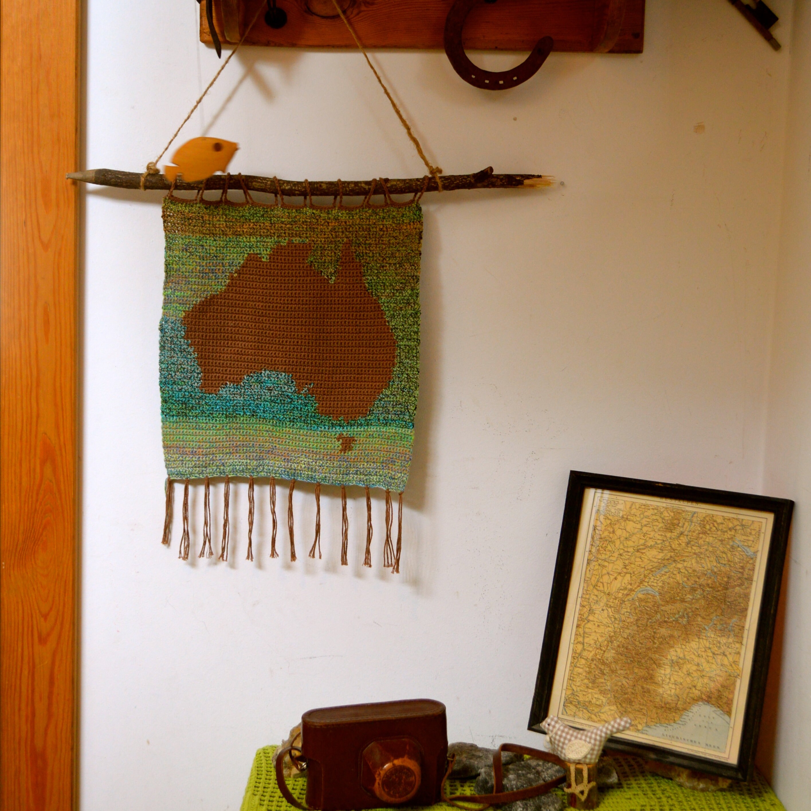 Crochet Pattern / Australia Hanging Map Montessori Wall - Etsy