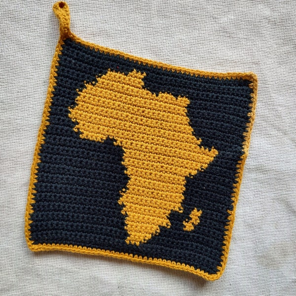 Crochet World Map Pattern - Etsy