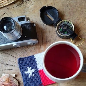 Crochet Pattern: Texas State Flag, Lone Star Flag, Lone Star State, US ...