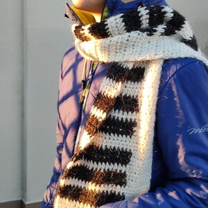 Piano Keyboard Scarf Crochet Pattern: Music Lover Gift (PDF Download ...