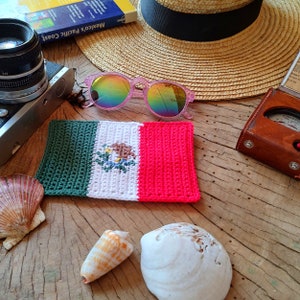 Mexican Flag Crochet Pattern: Mug Rug, Applique, Bunting (PDF Pattern ...