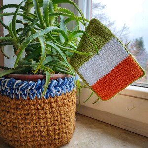 Crochet Pattern/ Irish Flag, Mug Rug, Crochet Applique, Flag of Ireland ...