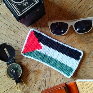 Palestinian Flag Crochet Pattern: Applique, Bunting, Patch (PDF ...