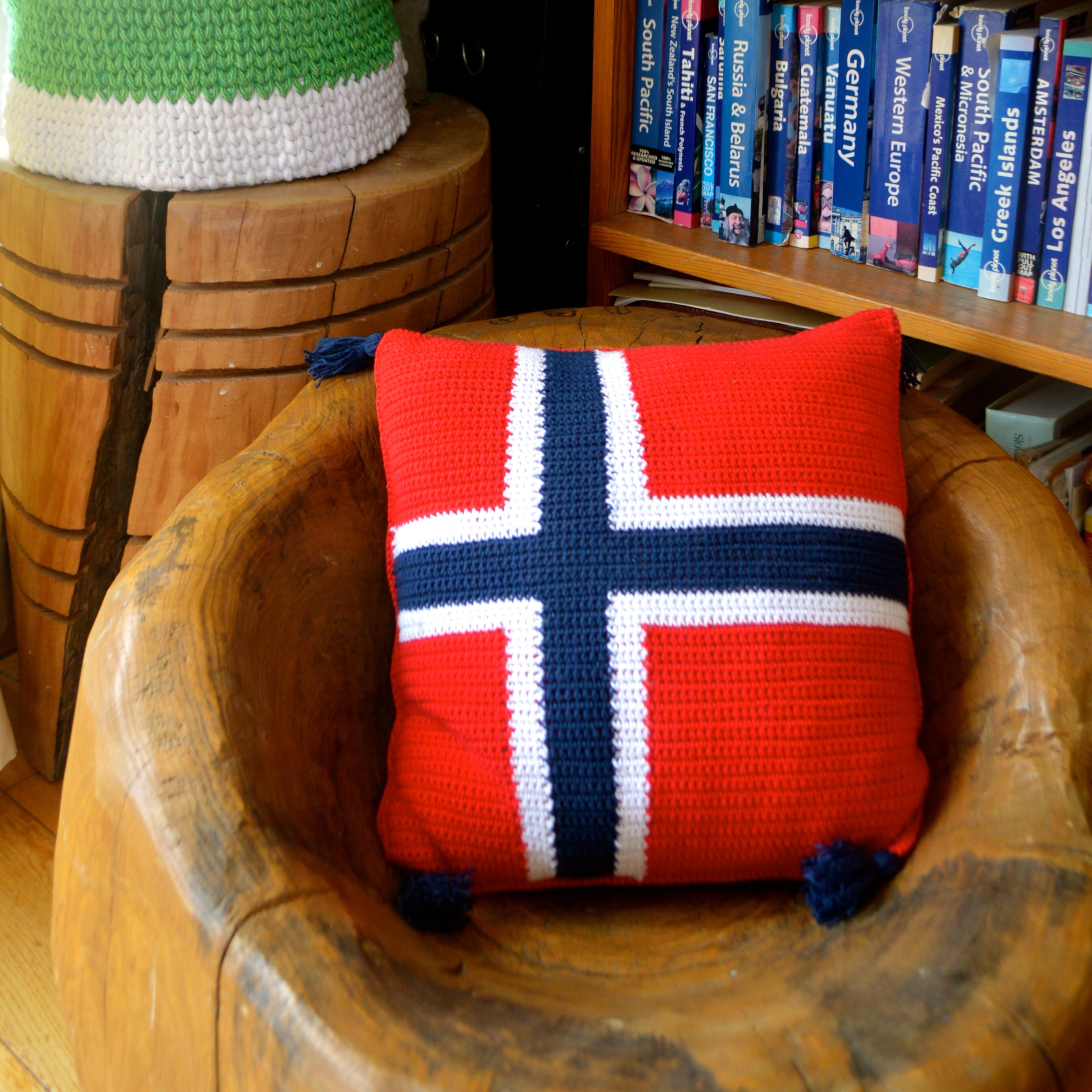 Norway Map Crochet Pillow Cover Pattern: Scandinavian Decor (PDF ...