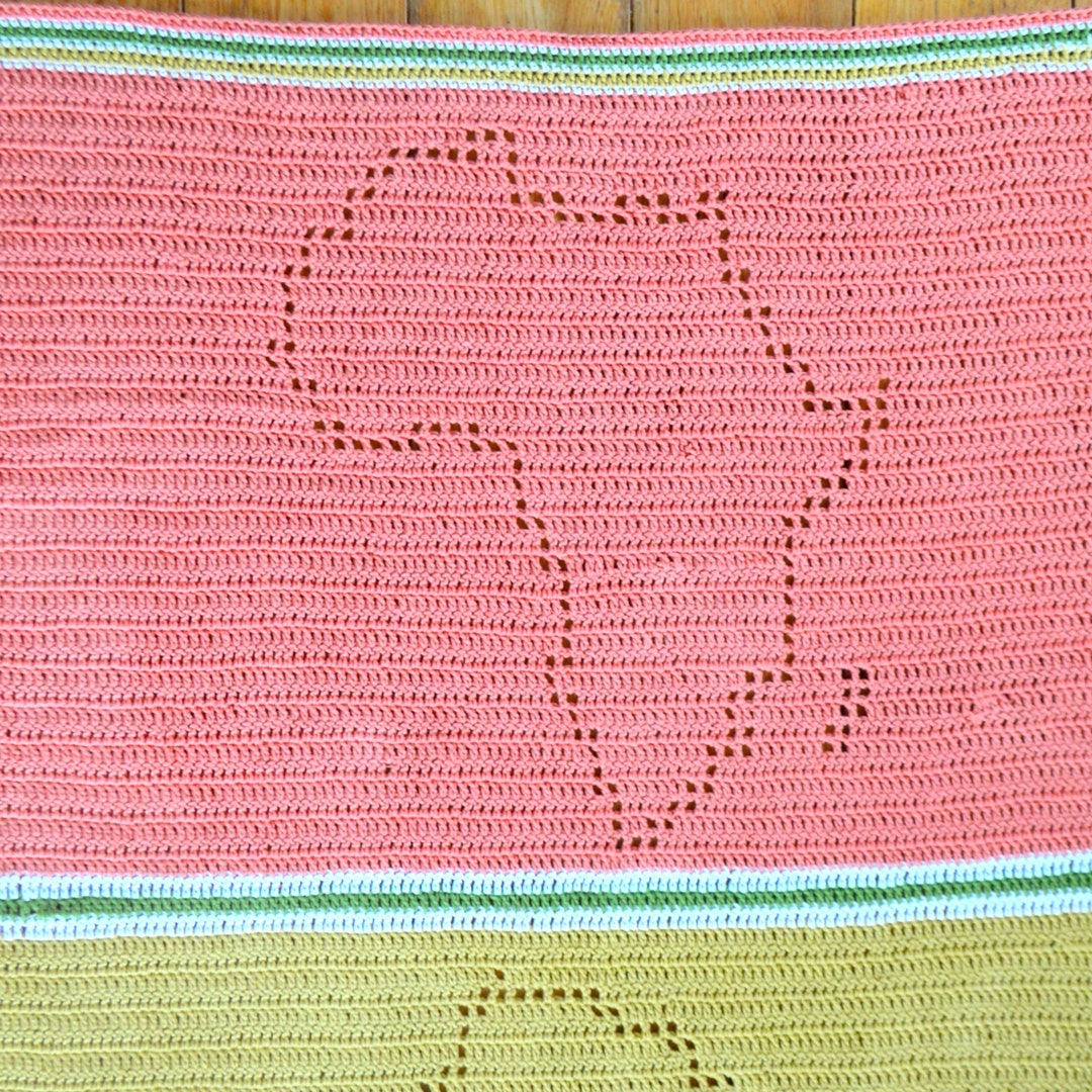Crochet Pattern/filet Crochet Blanket Map Blanket Picnic - Etsy