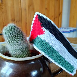 Palestinian Flag Crochet Pattern: Applique, Bunting, Patch (PDF ...
