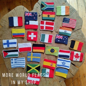 4 Crochet Patterns: British Flags, England, Scotland, Wales, Union Jack ...