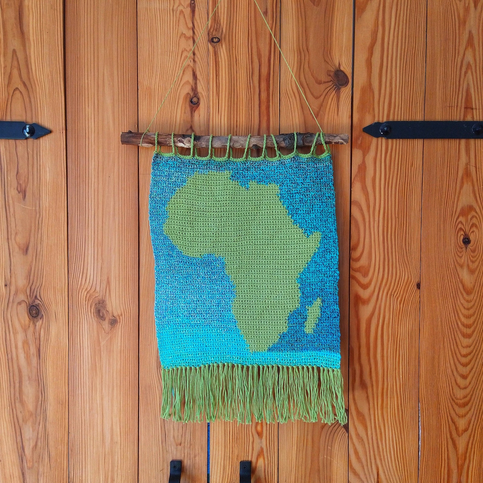 Crochet Pattern // Africa Crochet Map Montessori Wall Hanging - Etsy