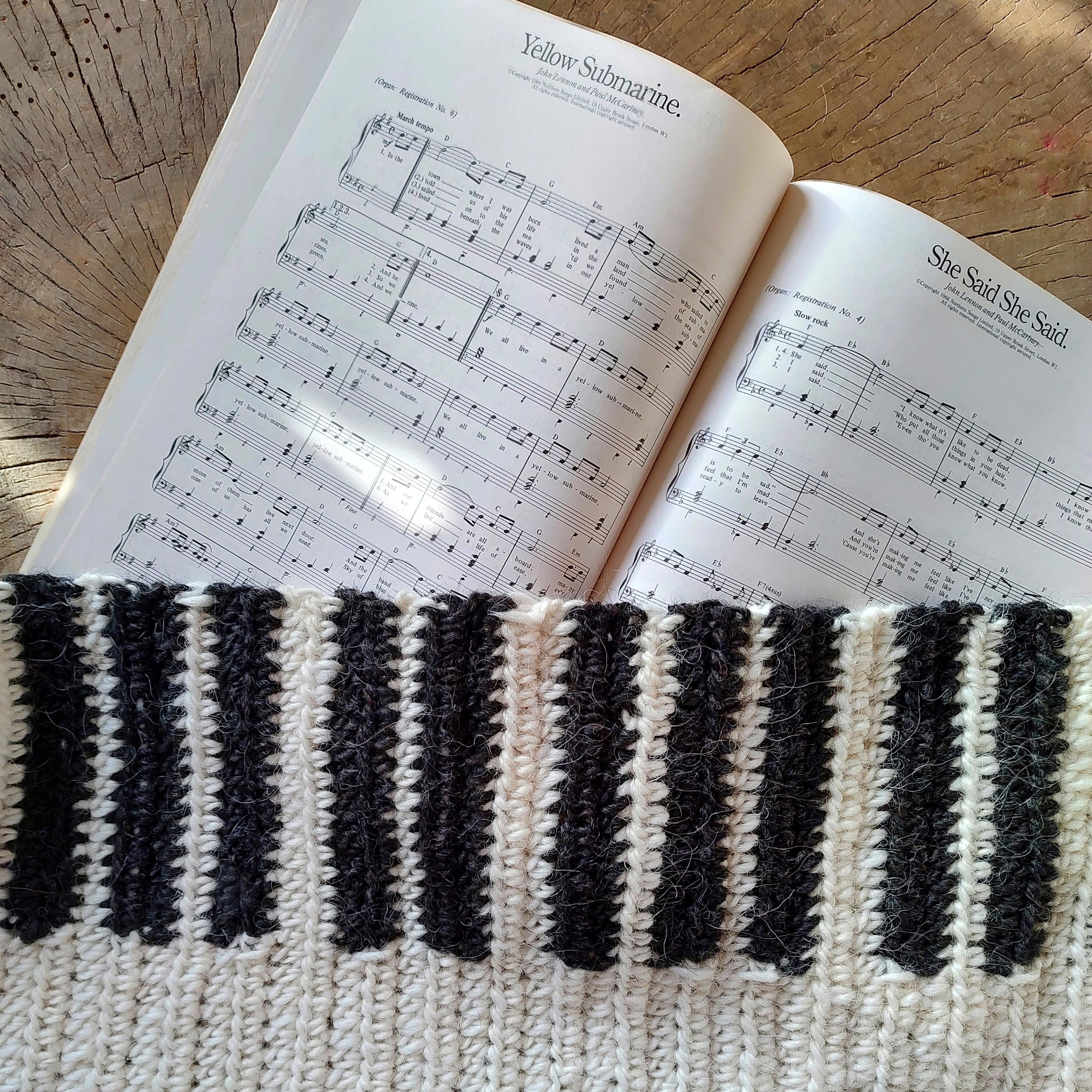Piano Keyboard Scarf Crochet Pattern: Music Lover Gift (PDF Download ...