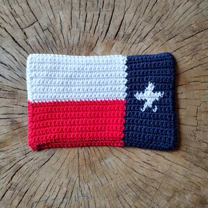 Crochet Pattern: Texas State Flag, Lone Star Flag, Lone Star State, US ...