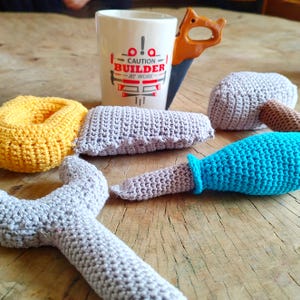 Crochet Toy Tools Set: Amigurumi Hammer, Saw, Wrench, Screwdriver (PDF ...