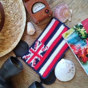 Crochet Pattern: Hawaii State Flag, US Flags, Independence Day, Travel ...