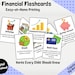 40 Printable Financial Education Flashcards, Financial Literacy for ...