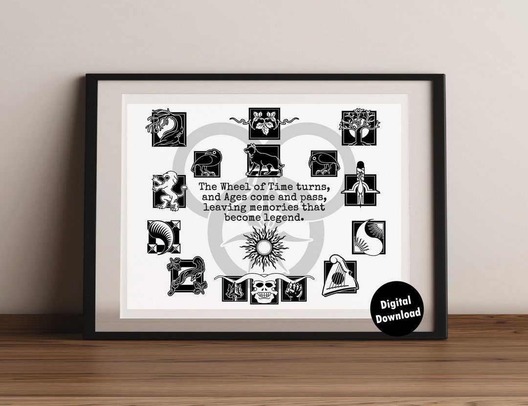 Wheel of Time, Book 1: Eye of the World, Chapter Logos Printable ...