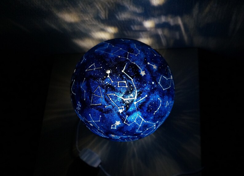 Night light sky sphere 20 cm sky map star | Etsy