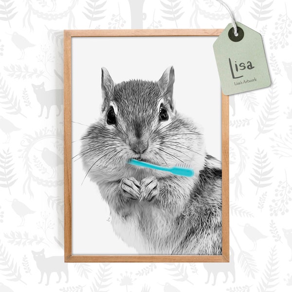 Blue Bathroom Art - Etsy