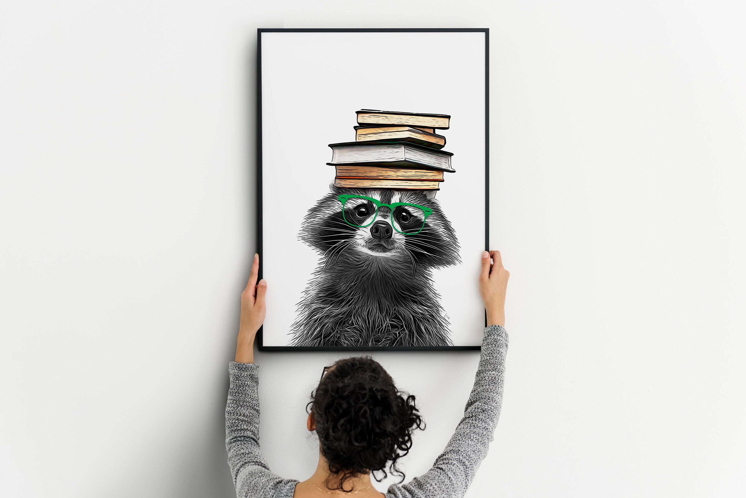 Décoration de salle de classe de raton laveur, décoration d'école à la ...