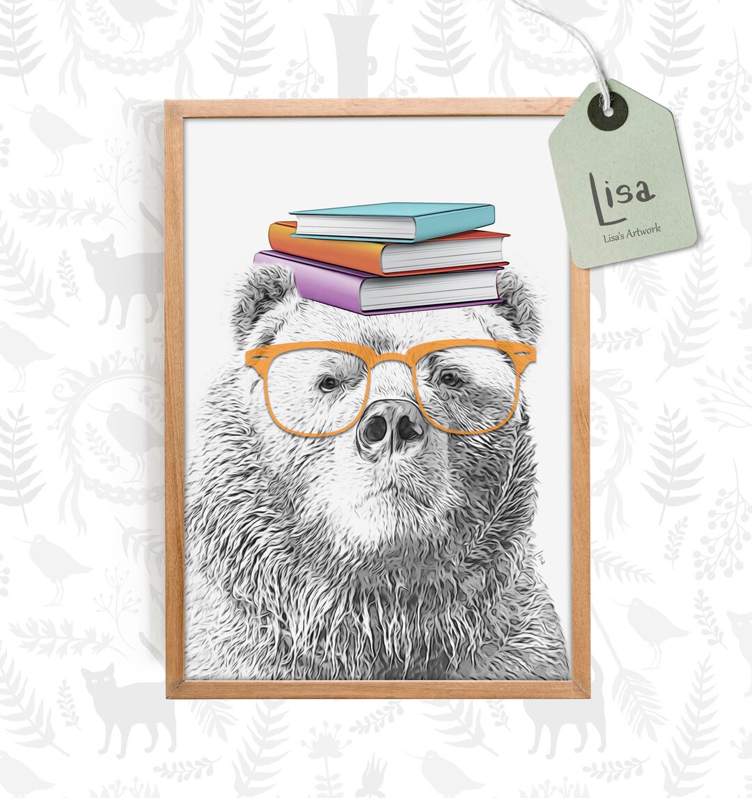 Bear, Classroom Decor, Homeschool Decor, Nursery Decor, Wall Decor ...