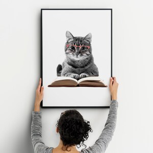 Cat, Classroom Decor, Homeschool Decor, Nursery Decor, Wall Decor, Home ...