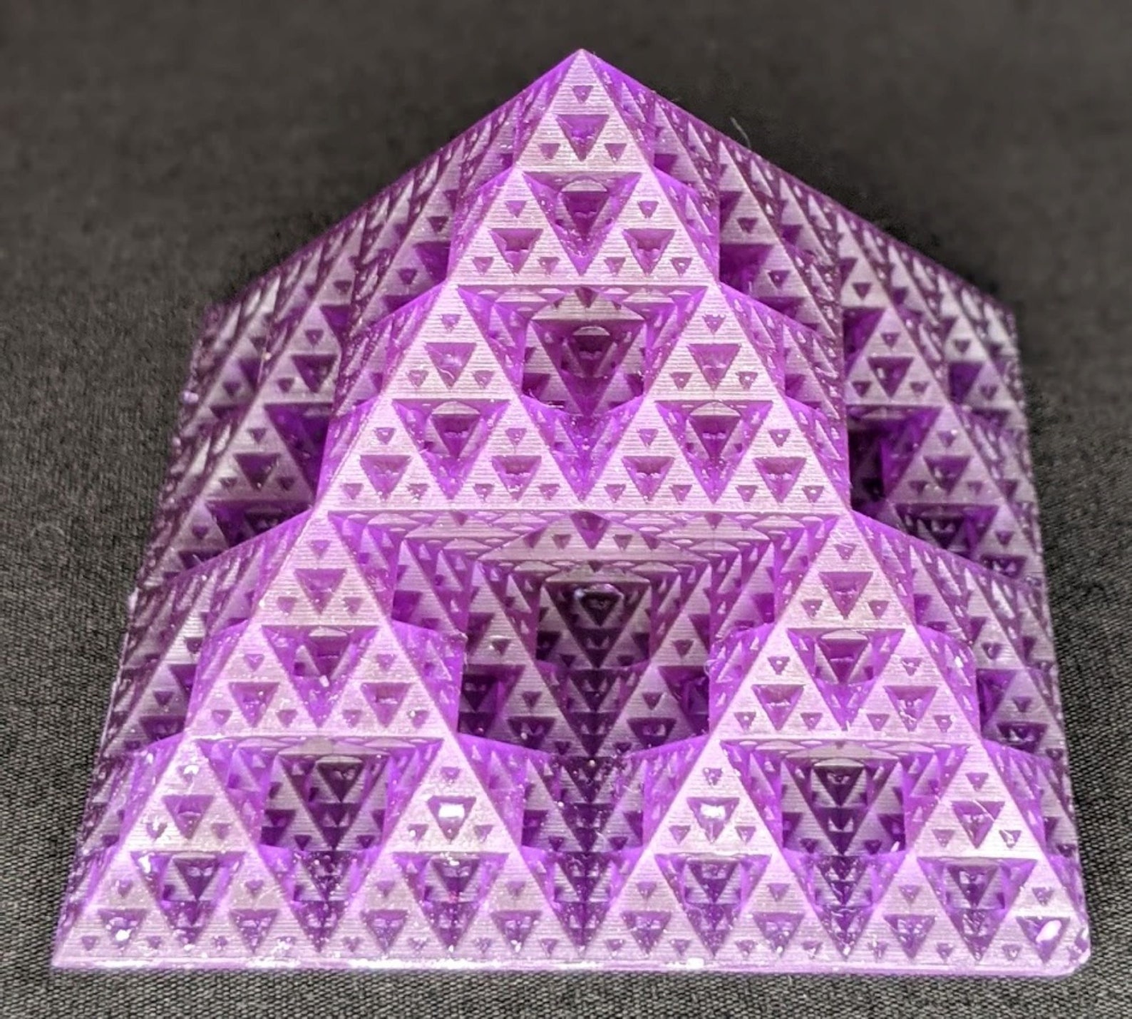 Sierpinski Triangle Fractal 3D Print, Square Pyramid or Octahedron With ...