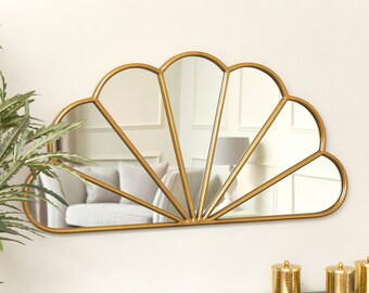 Fan Shaped Mirror - Etsy UK