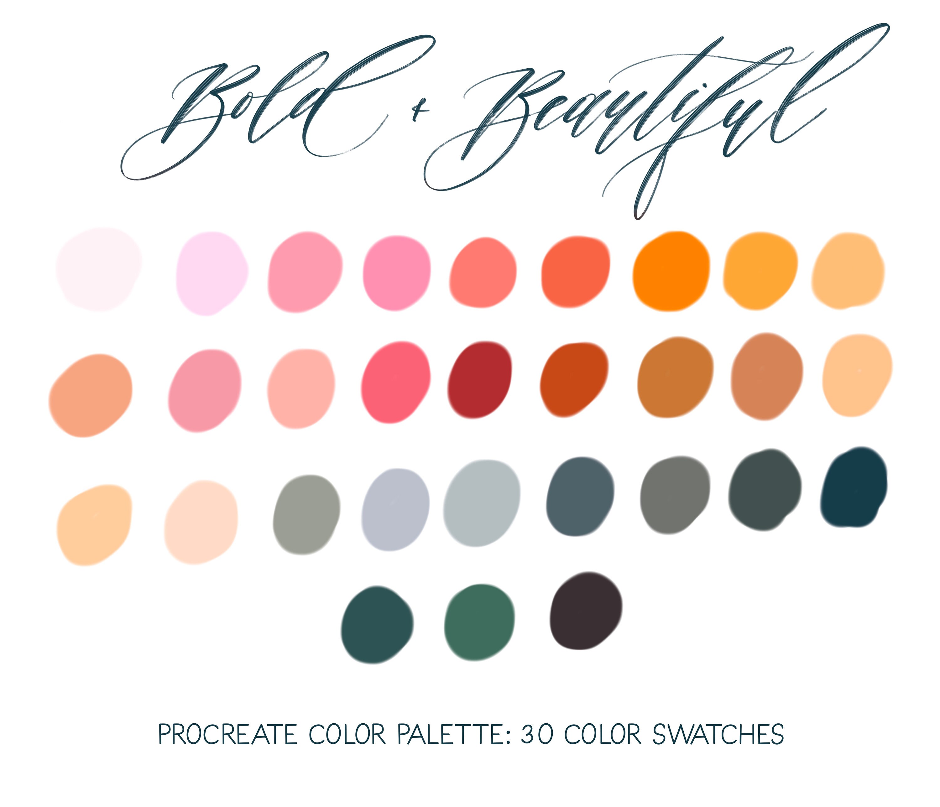 Hair color palette procreate - jmktriple