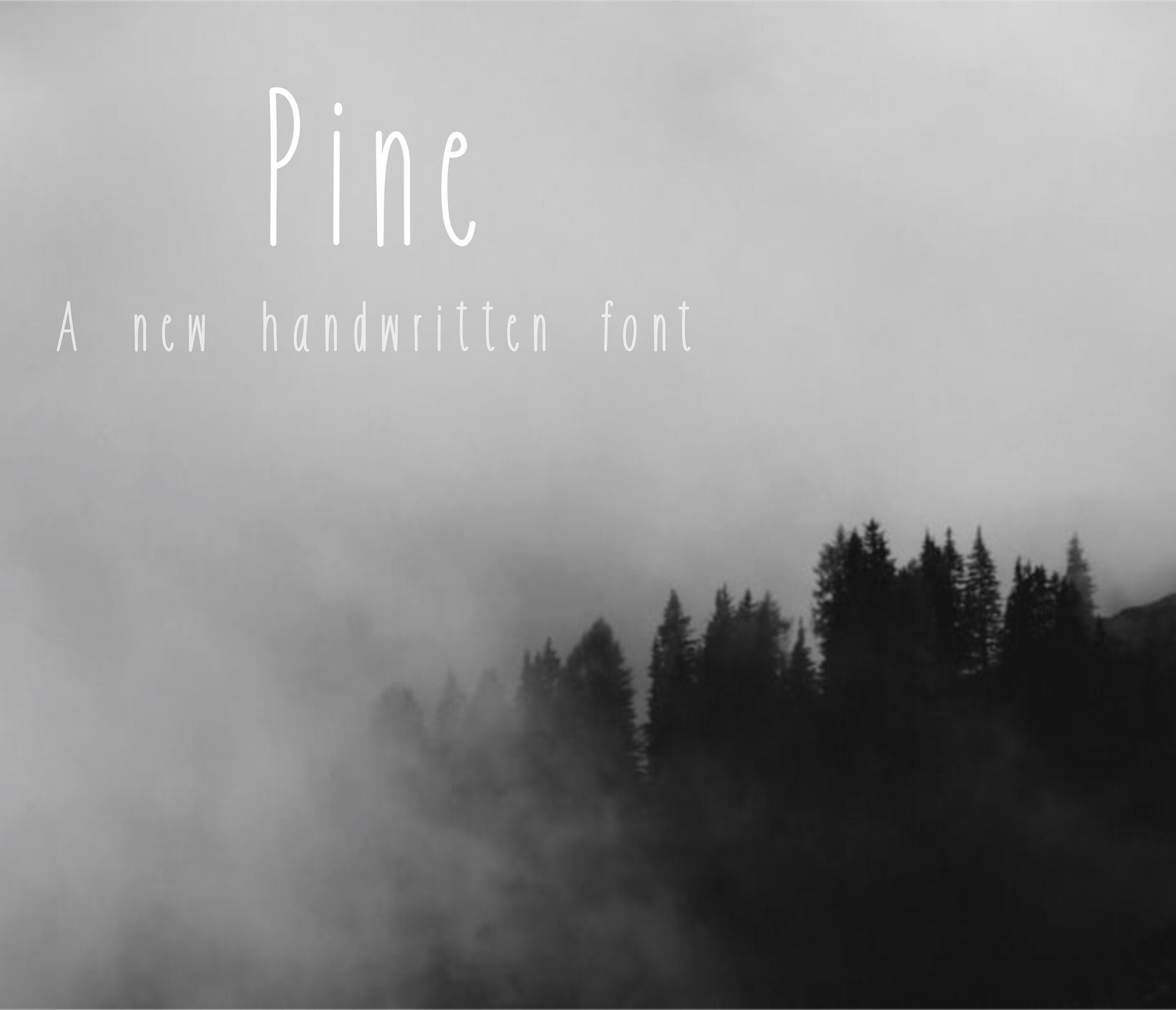 Buy Pine Handwritten Font / Instant Download / Procreate Font Online in ...