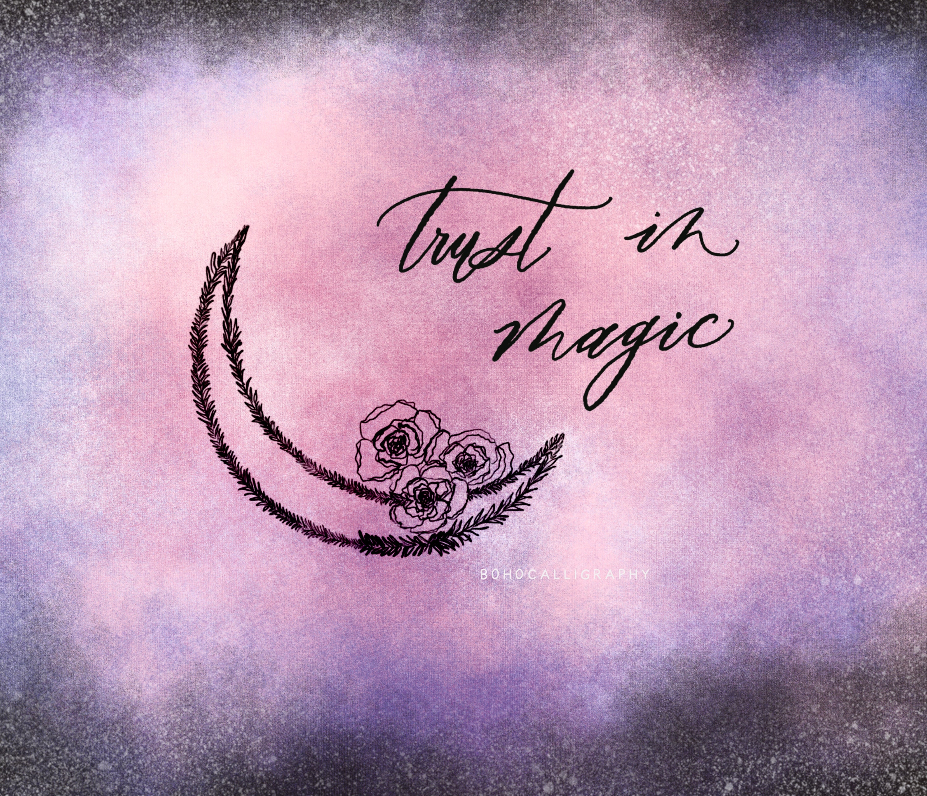 Hand Drawn Moon Procreate Stamp Brushes Seamless Moon Pattern Brush for ...