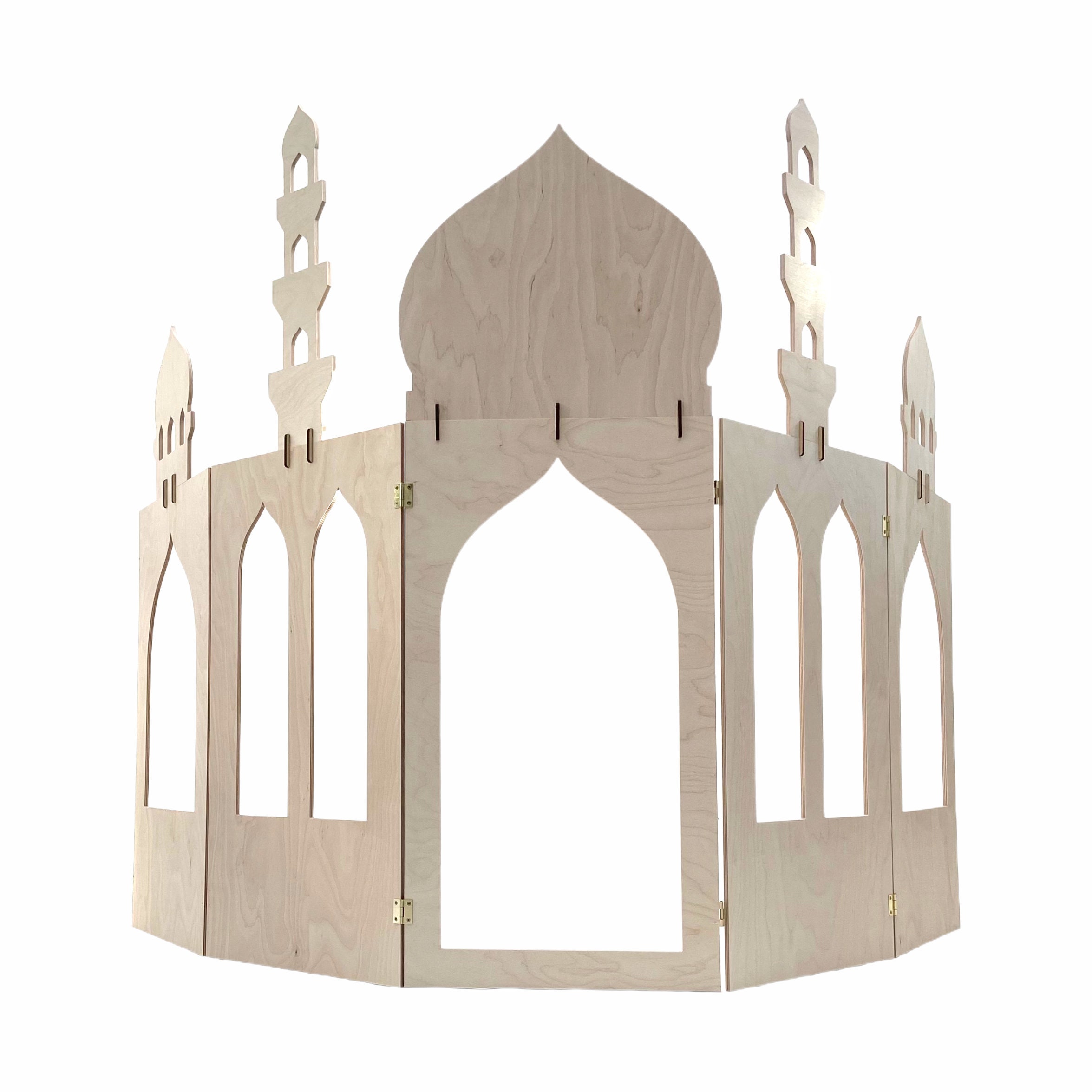My Mini Masjid 5 Panel Solid Structure Role-play Ramadan Eid | Etsy