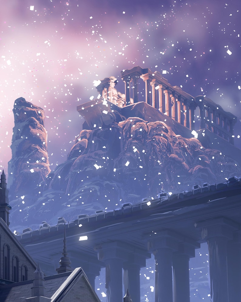 Nokron, Eternal City (elden Ring) Travel Poster, Retro Gamer Wall Art ...