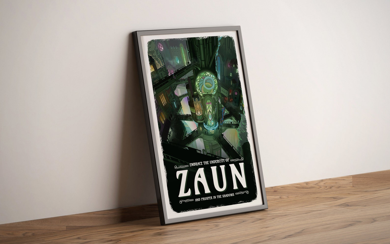 Zaun arcane / Lol Travel Poster Physical - Etsy