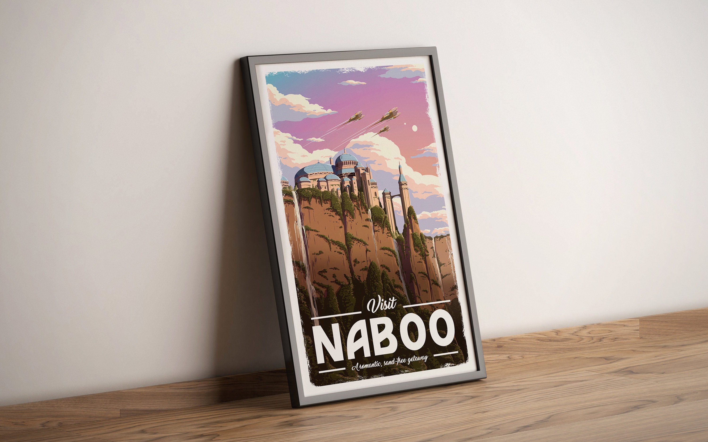 Naboo star Wars Travel Poster Physical - Etsy