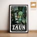 Zaun arcane / Lol Travel Poster Physical - Etsy