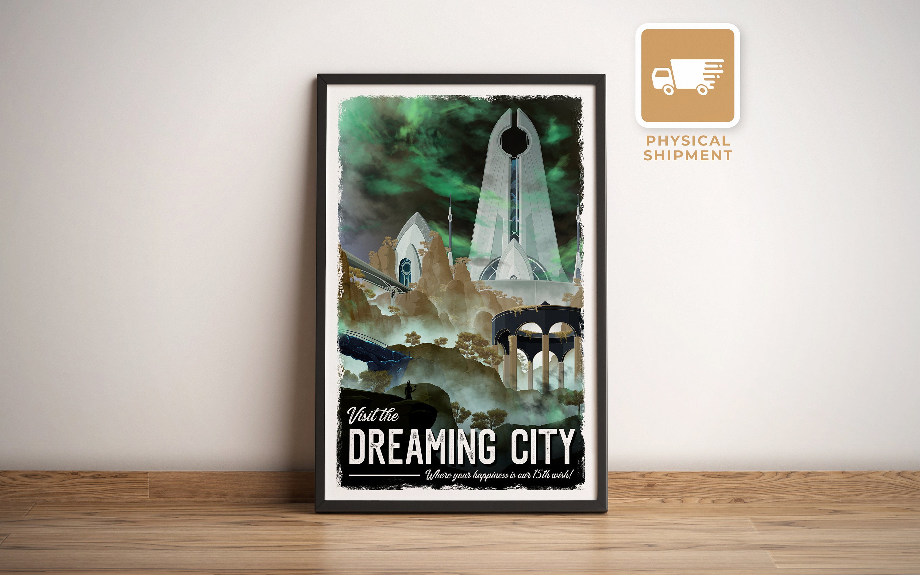 Retro Destiny Poster Wallpaper