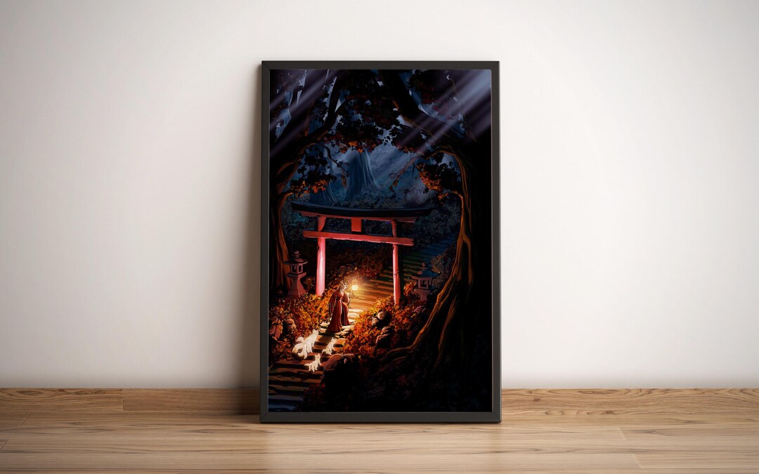 Inari Okami - Original Illustration, Japanese Architecture, Kyuubi and ...