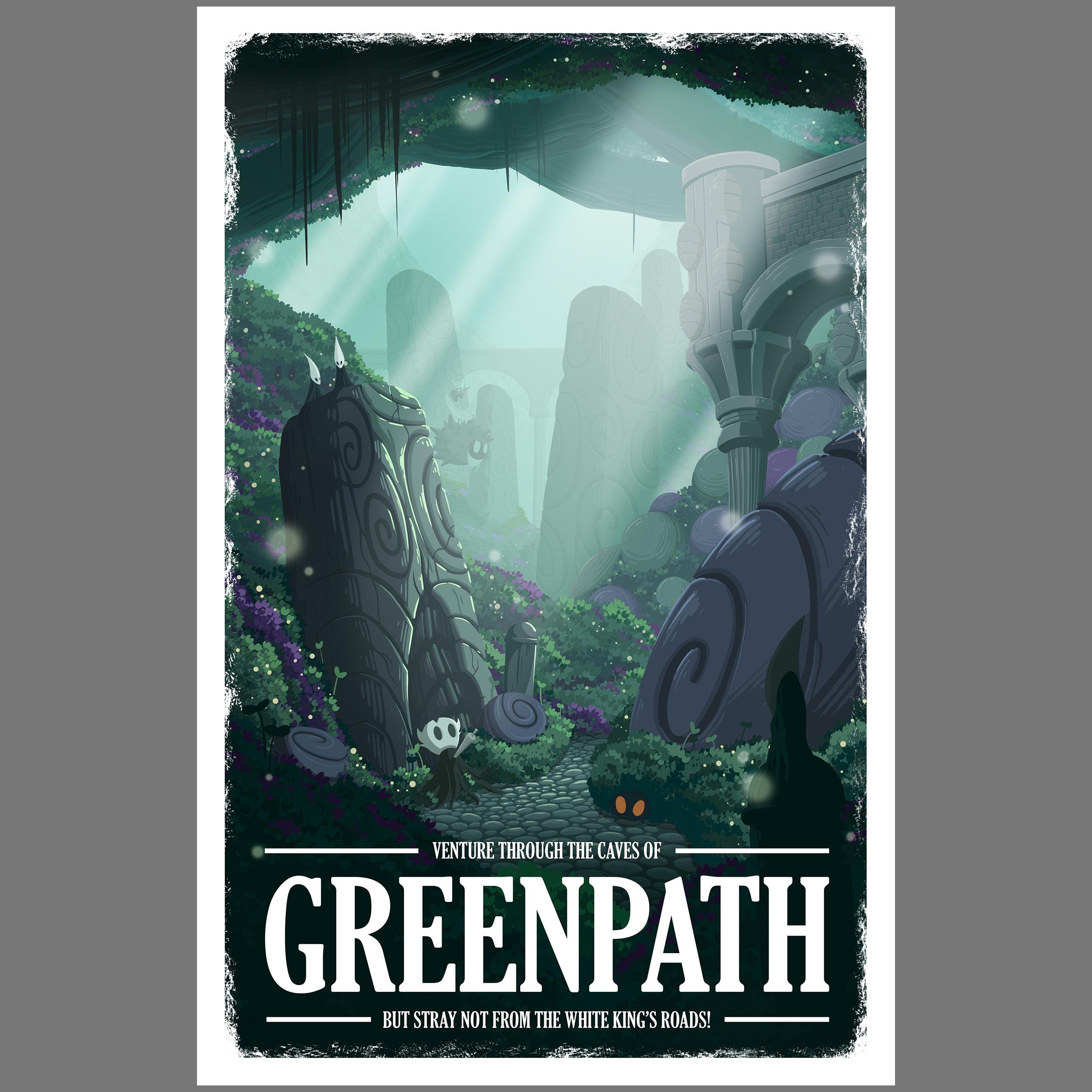 Set of 3 Hollow Knight Travel Posters: Retro Illustration Game Artwork ...