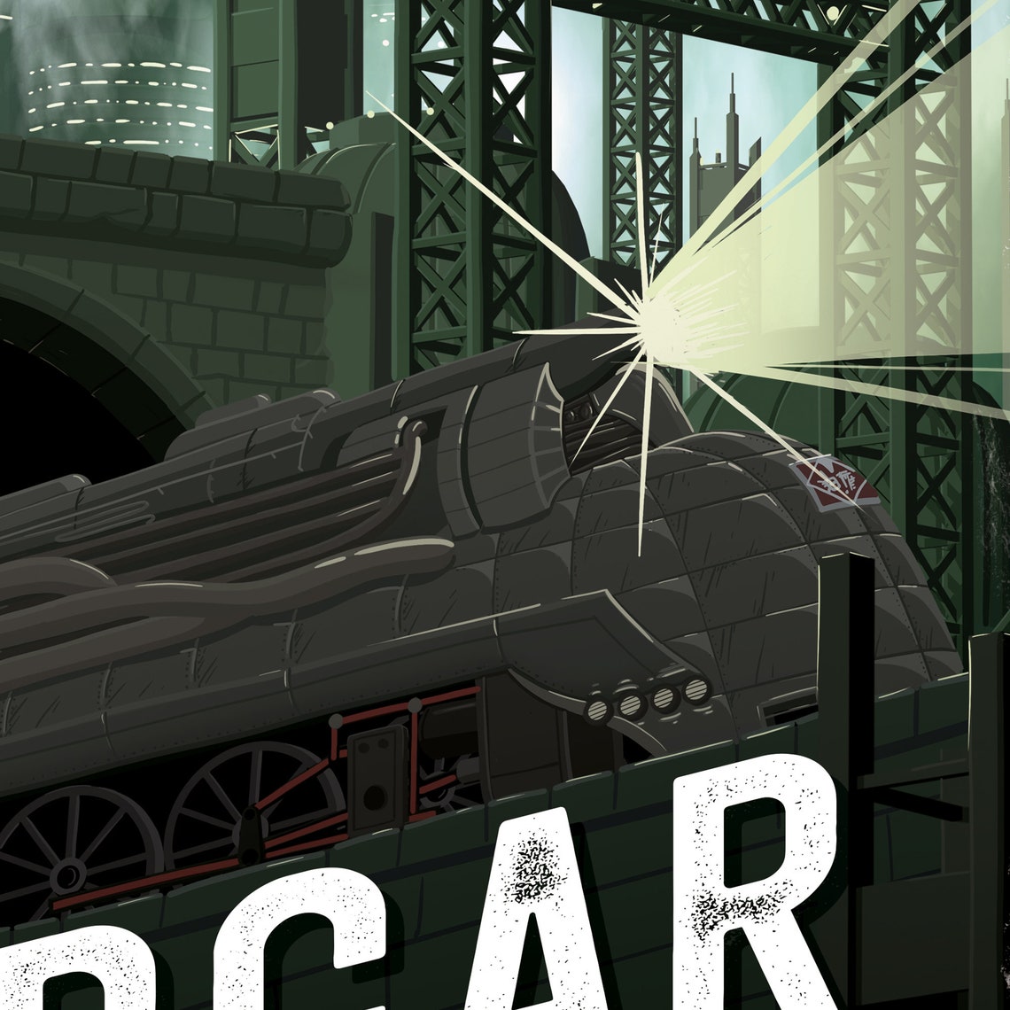 Midgar final Fantasy 7 Travel Poster Physical - Etsy