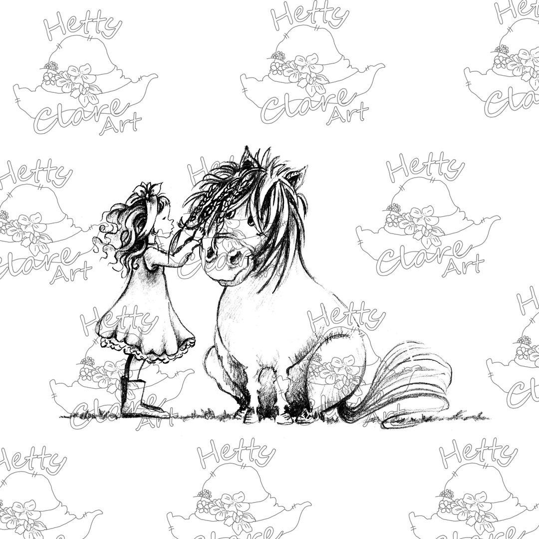 PONY PLAIT - Digital Download - Etsy