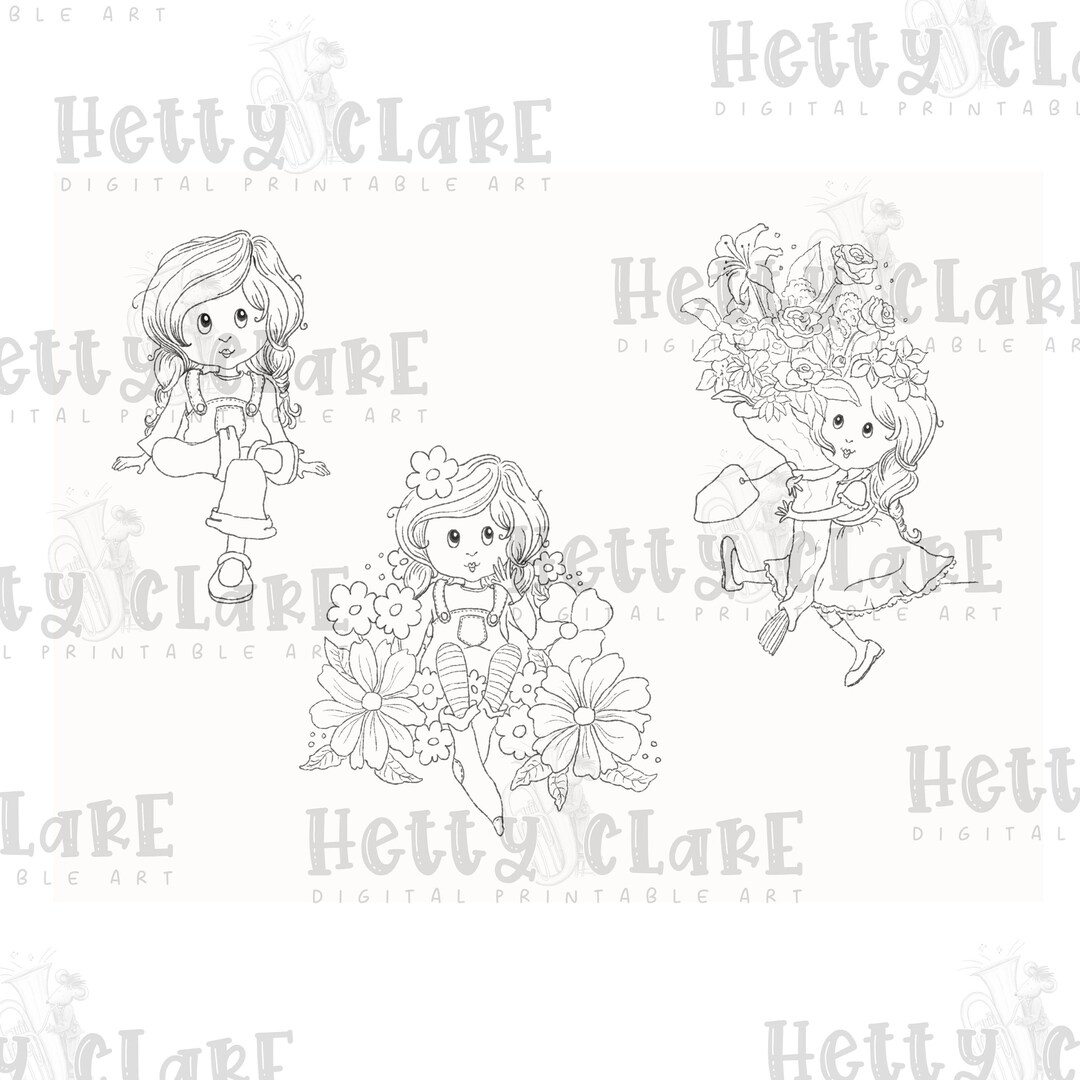 SET OF GIRLS - Digital Download - Etsy