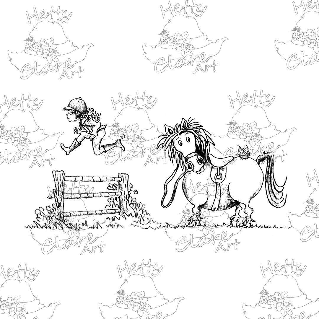 PONY DISTRACTION - Digital Download - Etsy